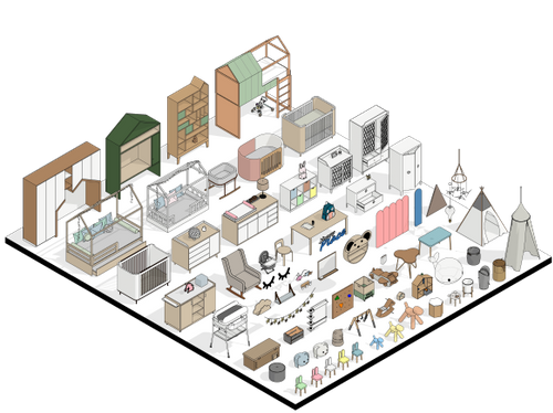 Parametric Revit Families for Interior Design | Blocks